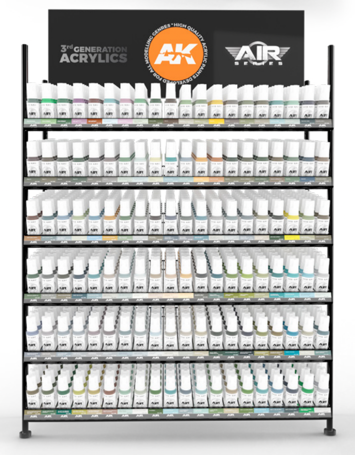 AK Interactive AK-11000-A Retail Display Rack (Empty) - Lightspeed Global